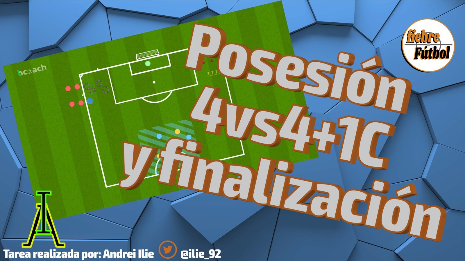 Posesión 4vs4+1 y finalización | fiebreFutbol
